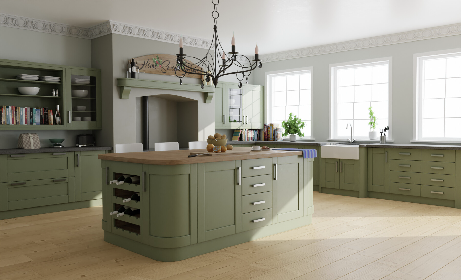 12 Alluring Colonial Style Kitchen Inspirations We Can't Get Over - DIY ...